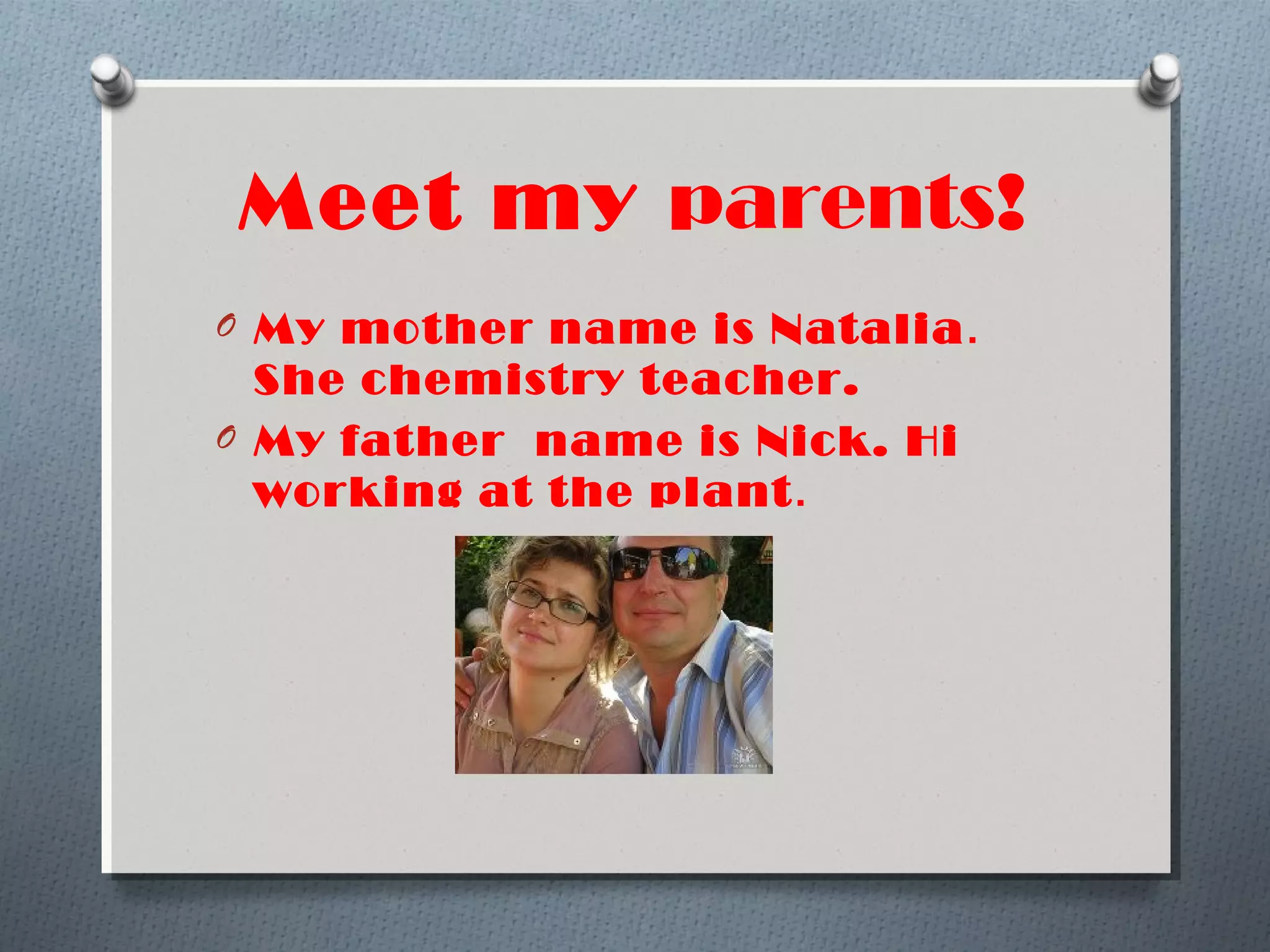 All about my family | PPT