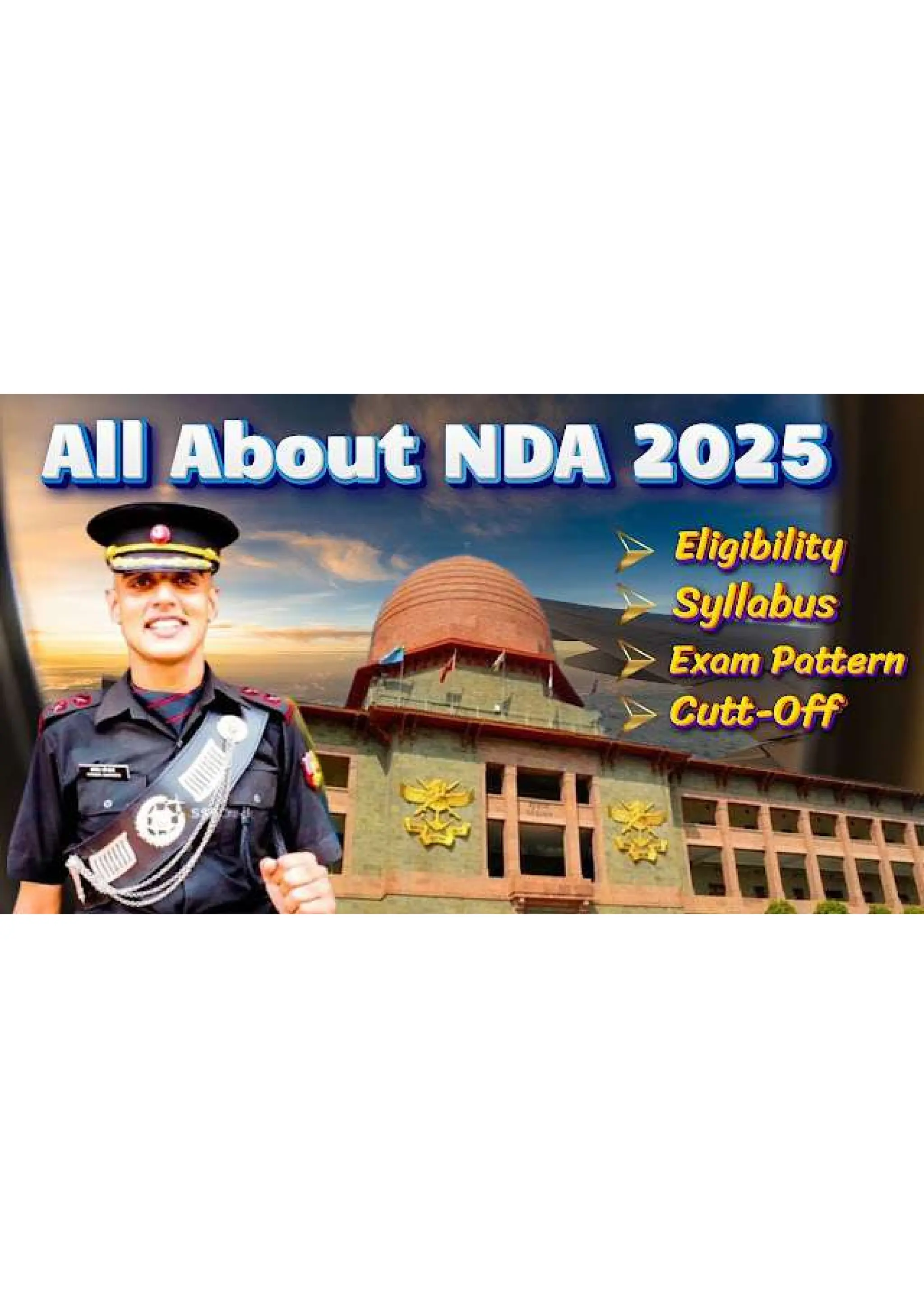ALL ABOUT UPSC NDA EXAM PATTERN 2024-2025 | PDF