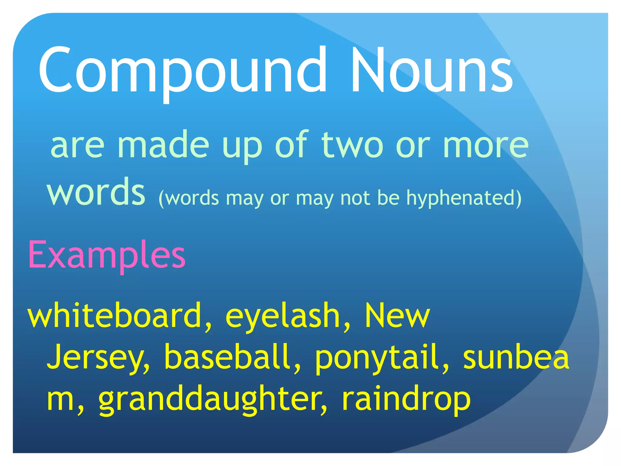 All about Nouns | PPTX