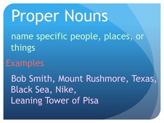 All about Nouns | PPTX