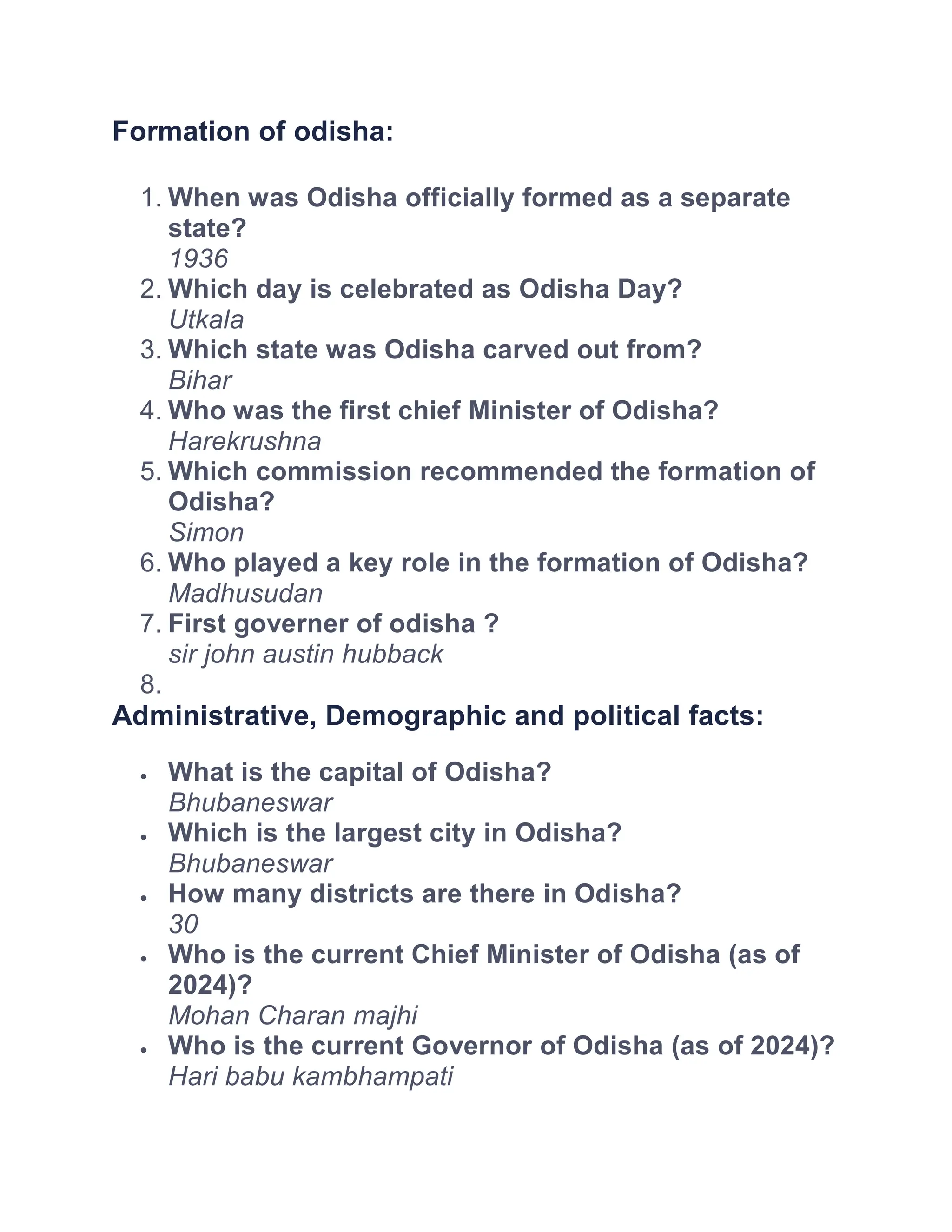 All about Odisha 100 Fascinating trivia question.pdf