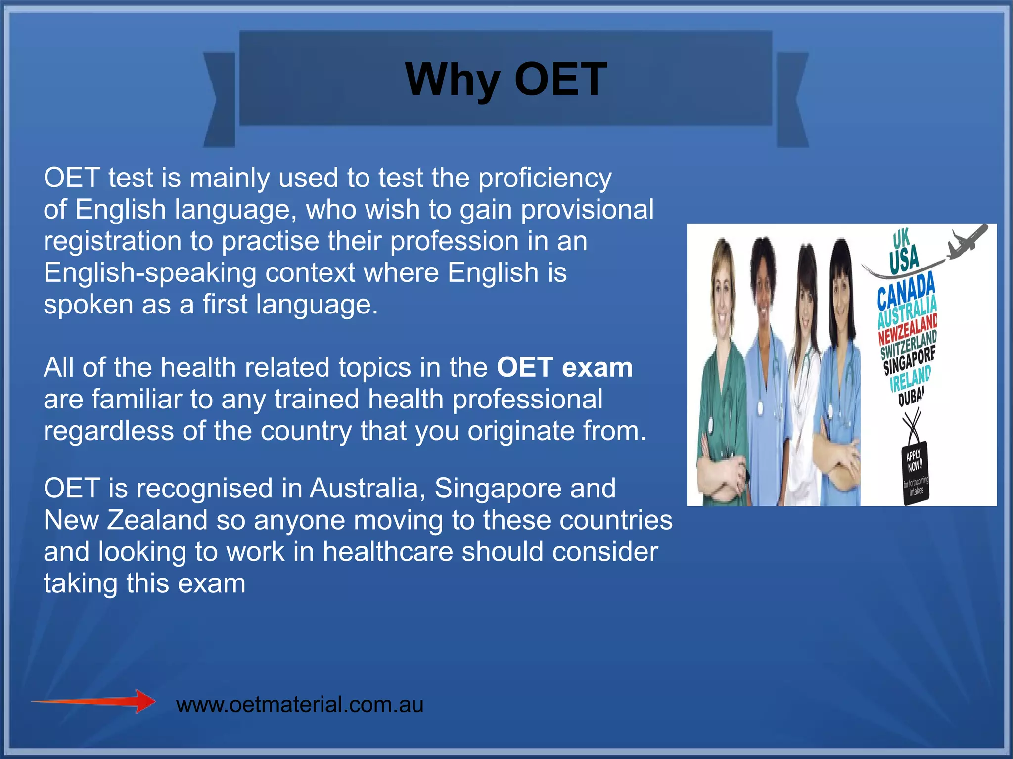 All About OET | PPT