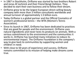 All about oriflame | PPT