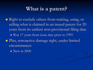 All About Patents | PPTX