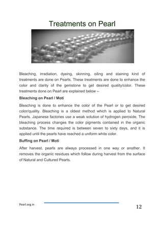 All about pearl gemstone | PDF