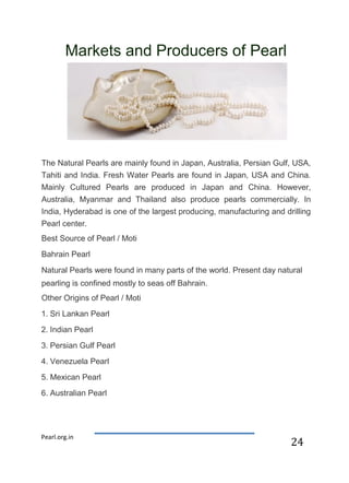 All about pearl gemstone | PDF