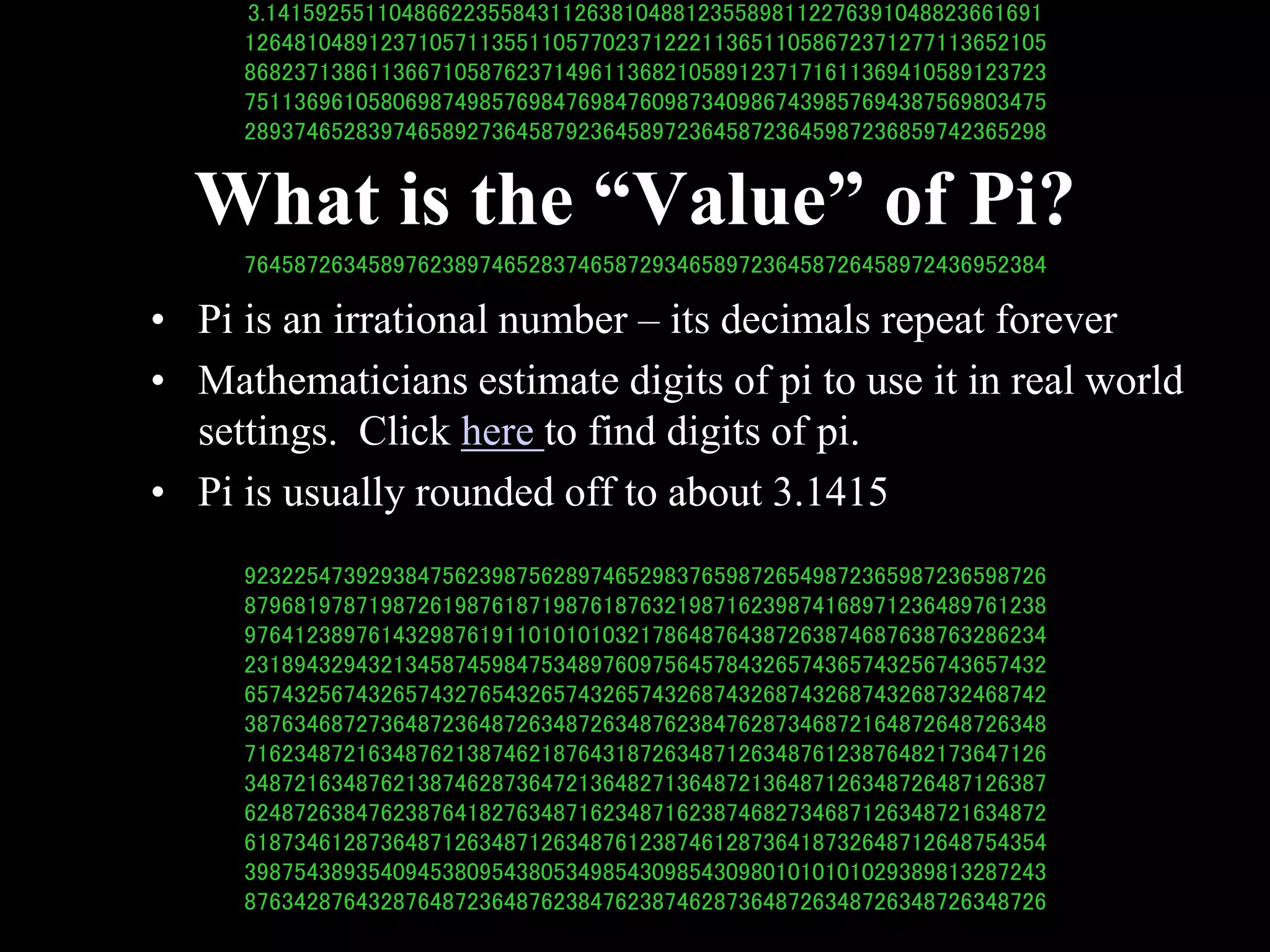 All About Pi | PPT