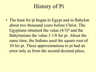 All About Pi | PPT
