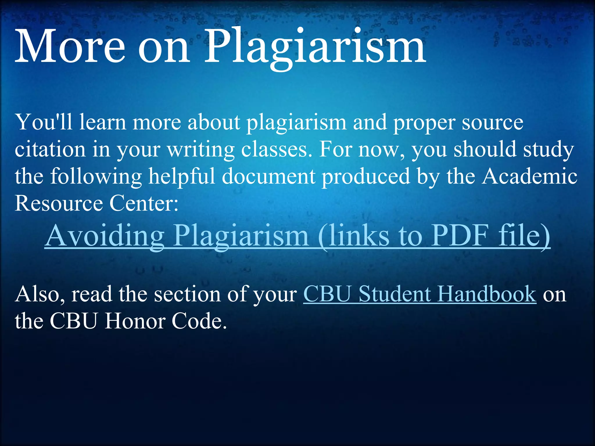 All about plagiarism | PPT
