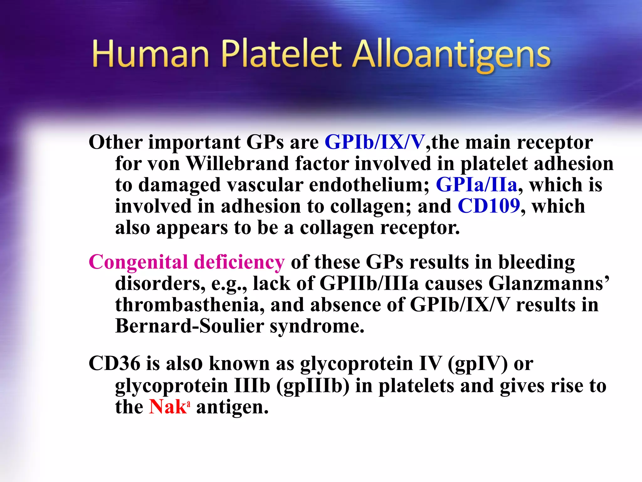 All about platelet immunology | PPT