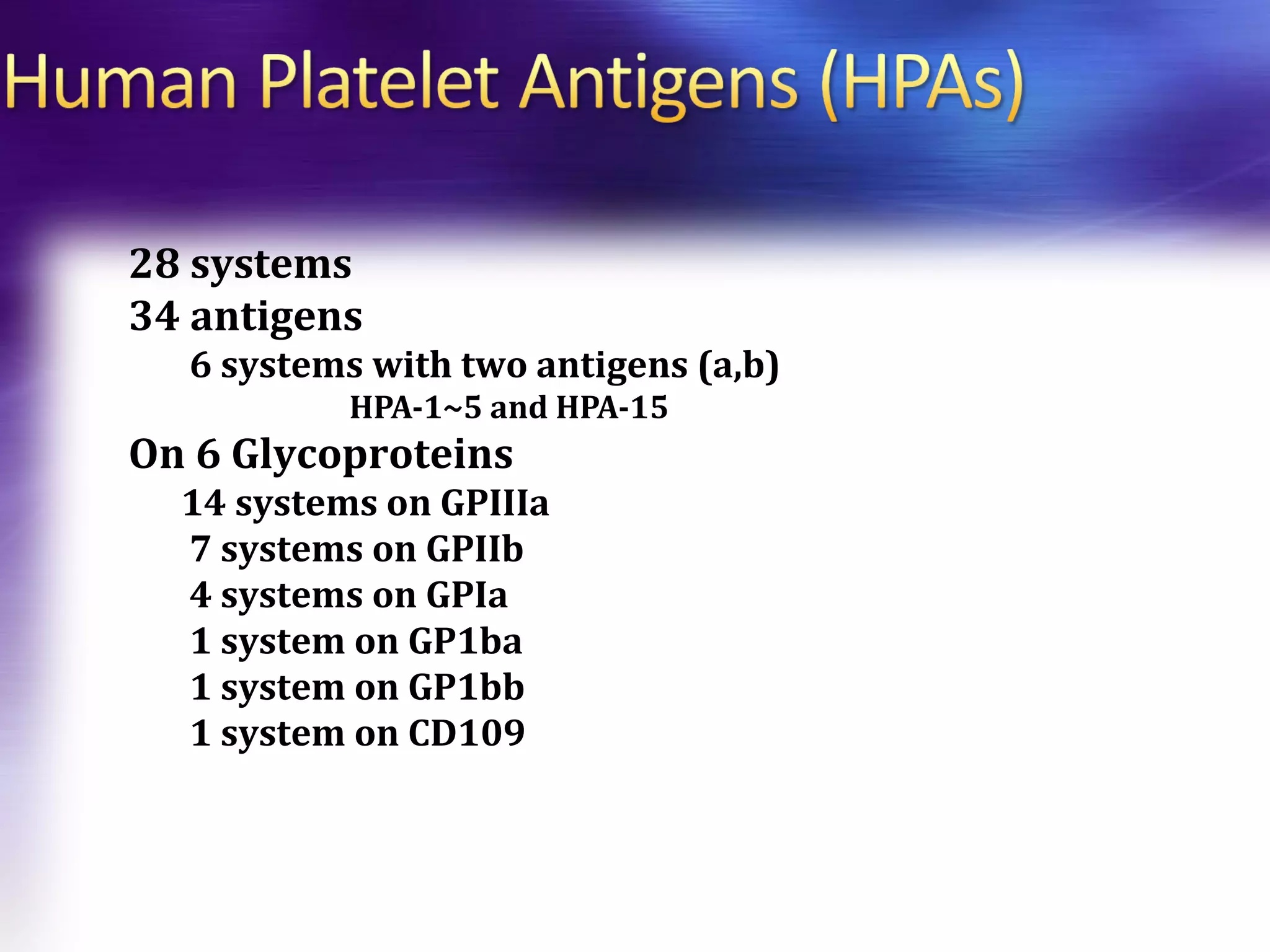 All about platelet immunology | PPT