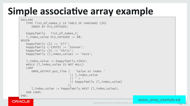 All About PL/SQL Collections | PDF | Databases | Computer Software and ...