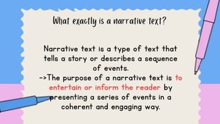 NARRATIVE TEXT PRESENTATION POWERPOINT FOR HIGH SCHOOL | PPT