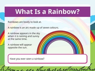 All About Rainbows Information Powerpoint | PPTX