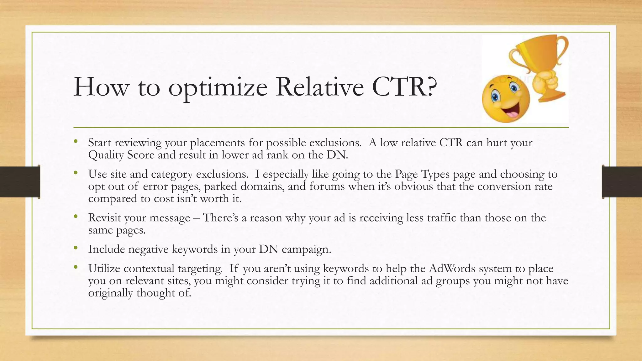 All about Relative CTR | PPTX