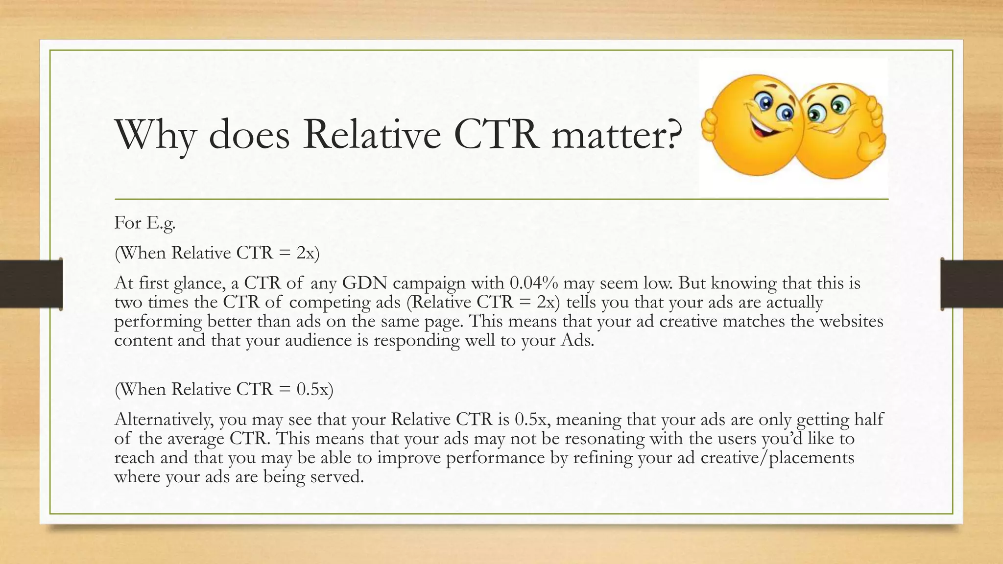 All about relative ctr | PPT
