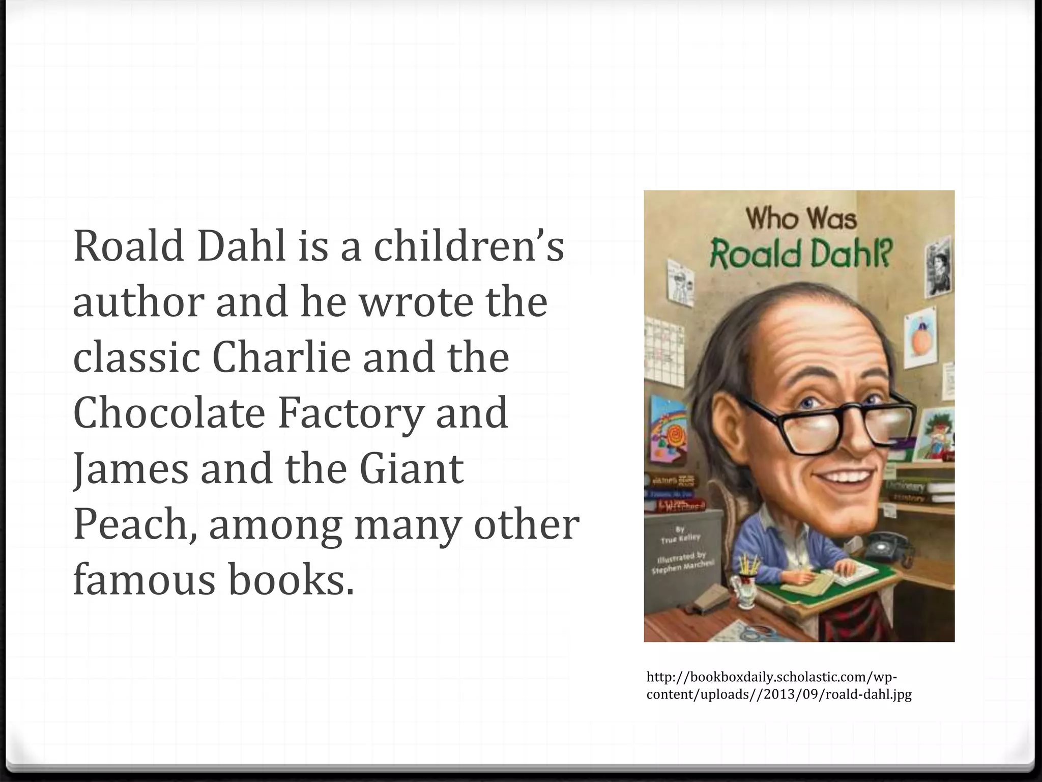 Amazing Author Presentations: Roald Dahl | PPTX