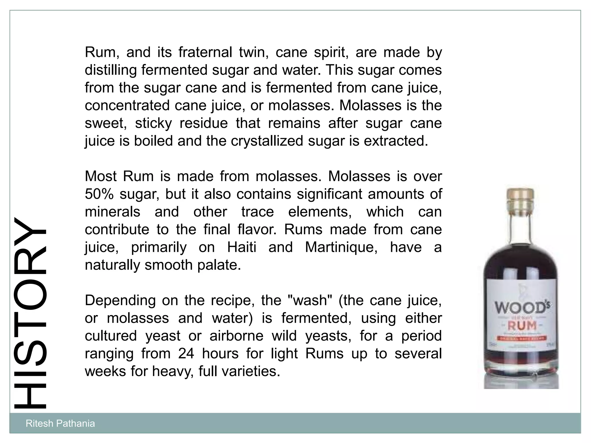 ALL ABOUT RUM | PPTX