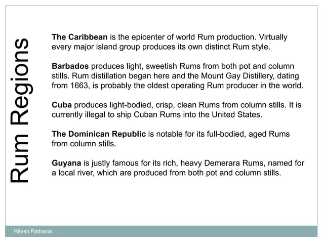 ALL ABOUT RUM | PPTX