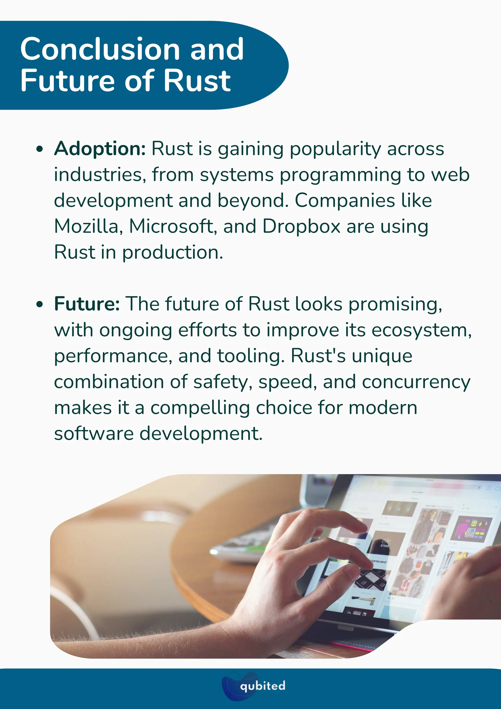 All About Rust programming language - Read More | PDF