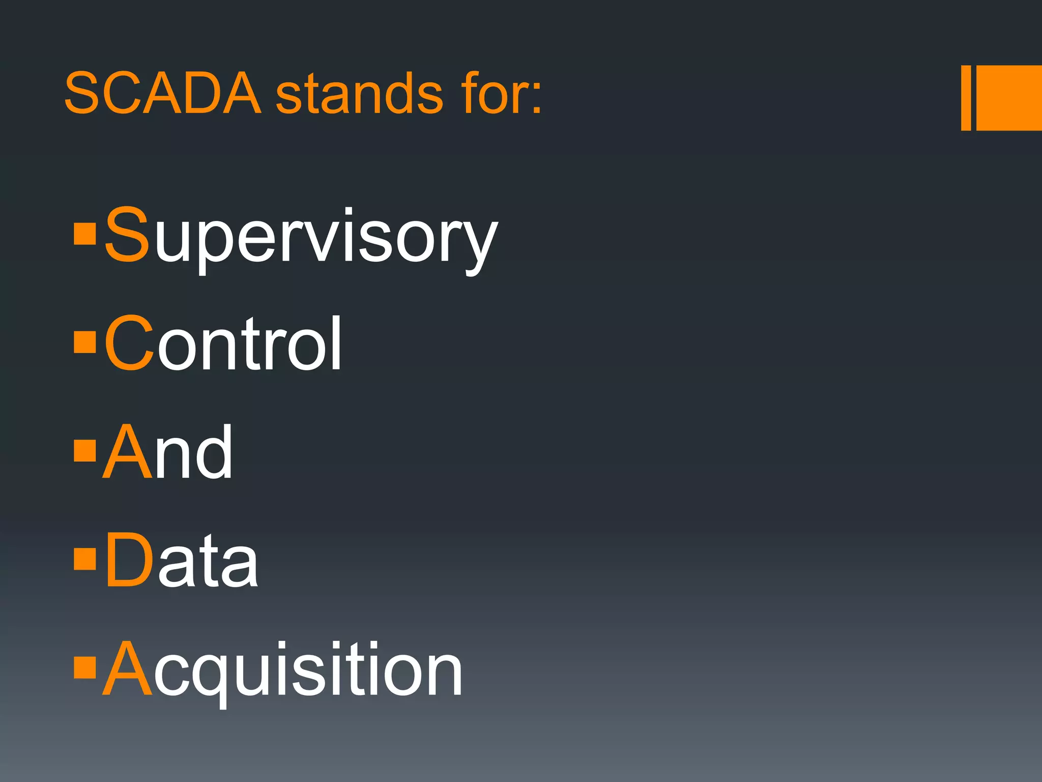 All about scada | PPTX