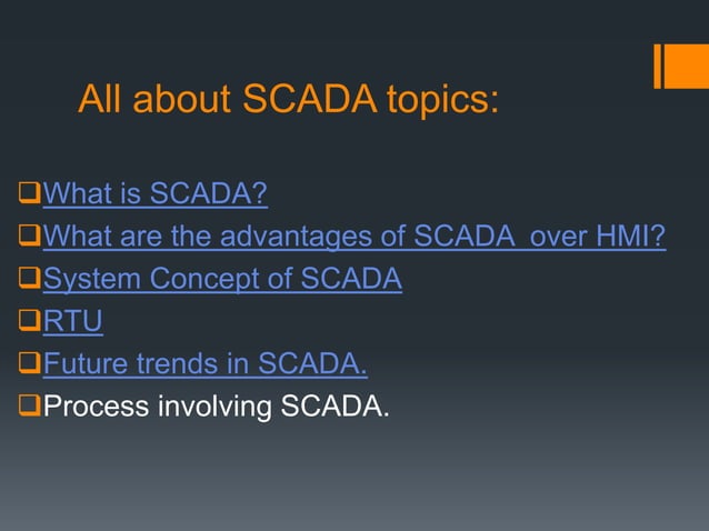 All about scada | PPTX | Computer Networking | Computing