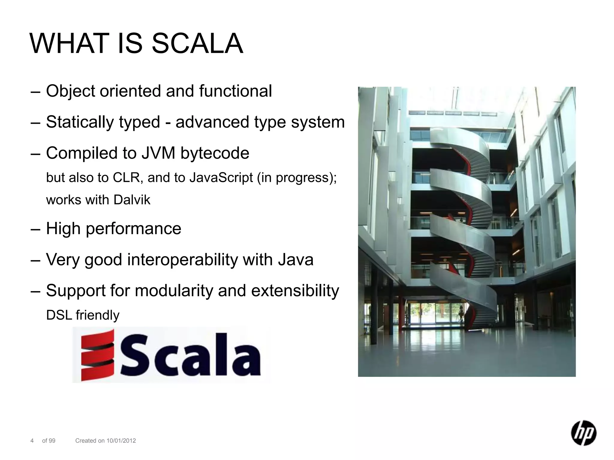 All about scala | PPTX | Programming Languages | Computing