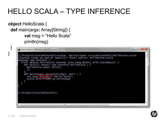All about scala | PPTX | Programming Languages | Computing