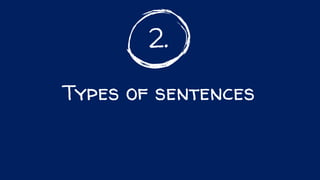 All about sentences | PPTX