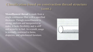 All about sewing threads | PPTX