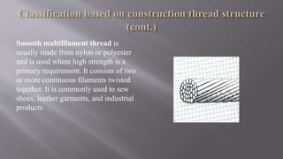 All about sewing threads | PPTX