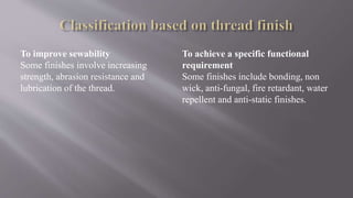 All about sewing threads | PPTX