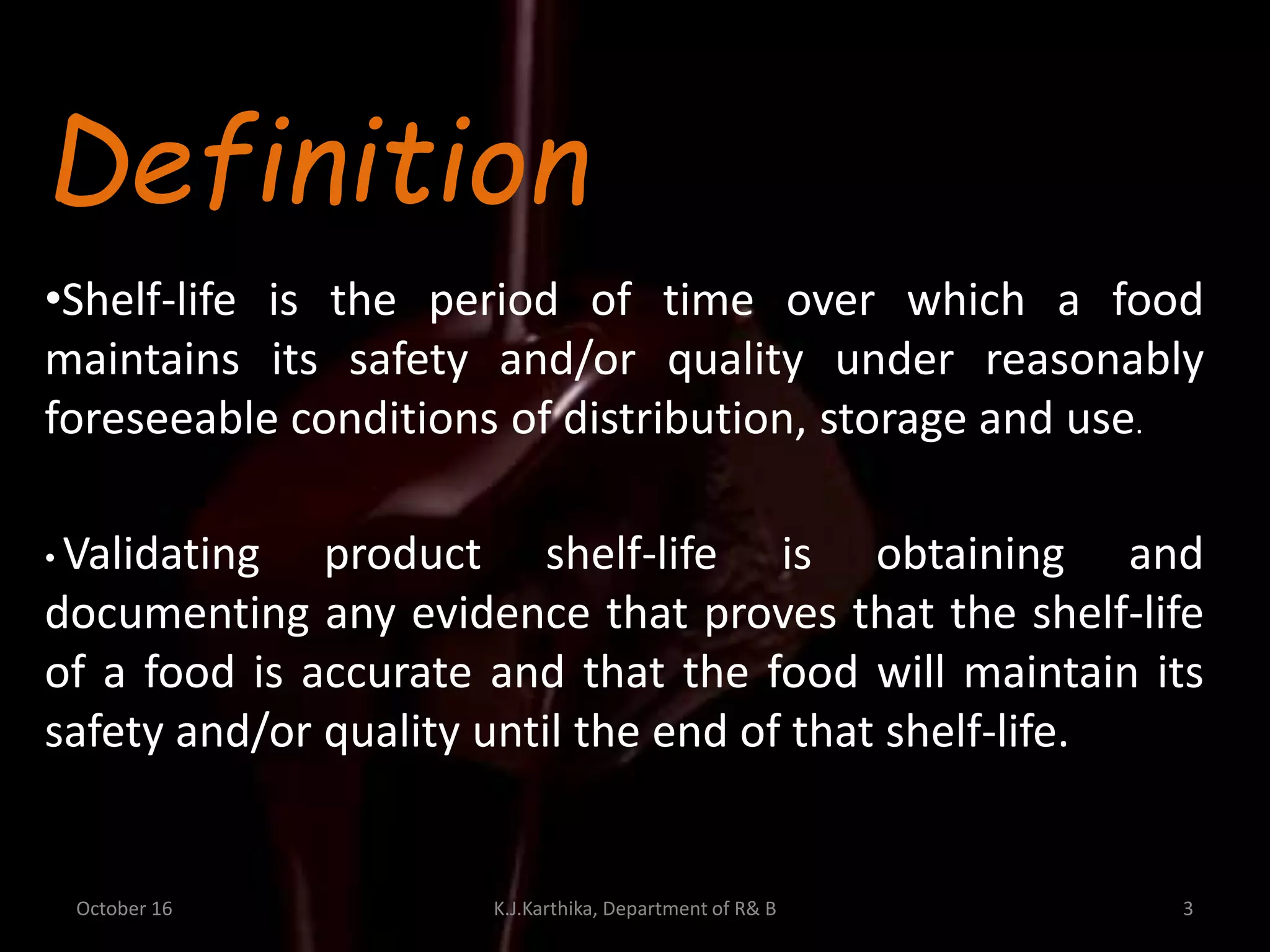 All about shelflife | PPTX