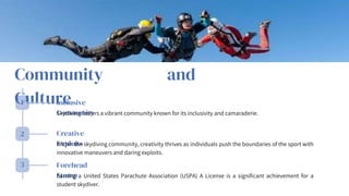 HOPE 4 Recreational Outdoor Activities: Skydiving | PPTX