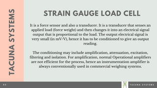 All About Strain Gauge Load Cell - Tacuna Systems | PPT