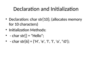 All_About_Strings_in_C_Programming.pptxn | PPT