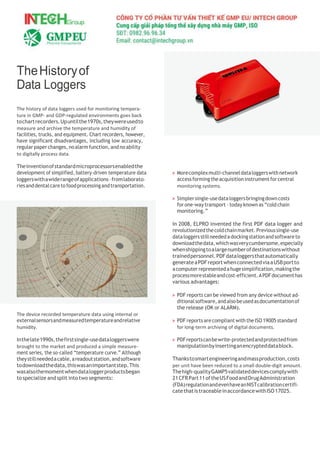 all about Temperature Data Loggers | PDF