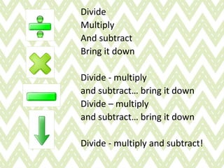 All about that long division with music | PPTX