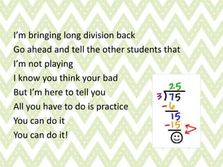 All about that long division with music | PPTX