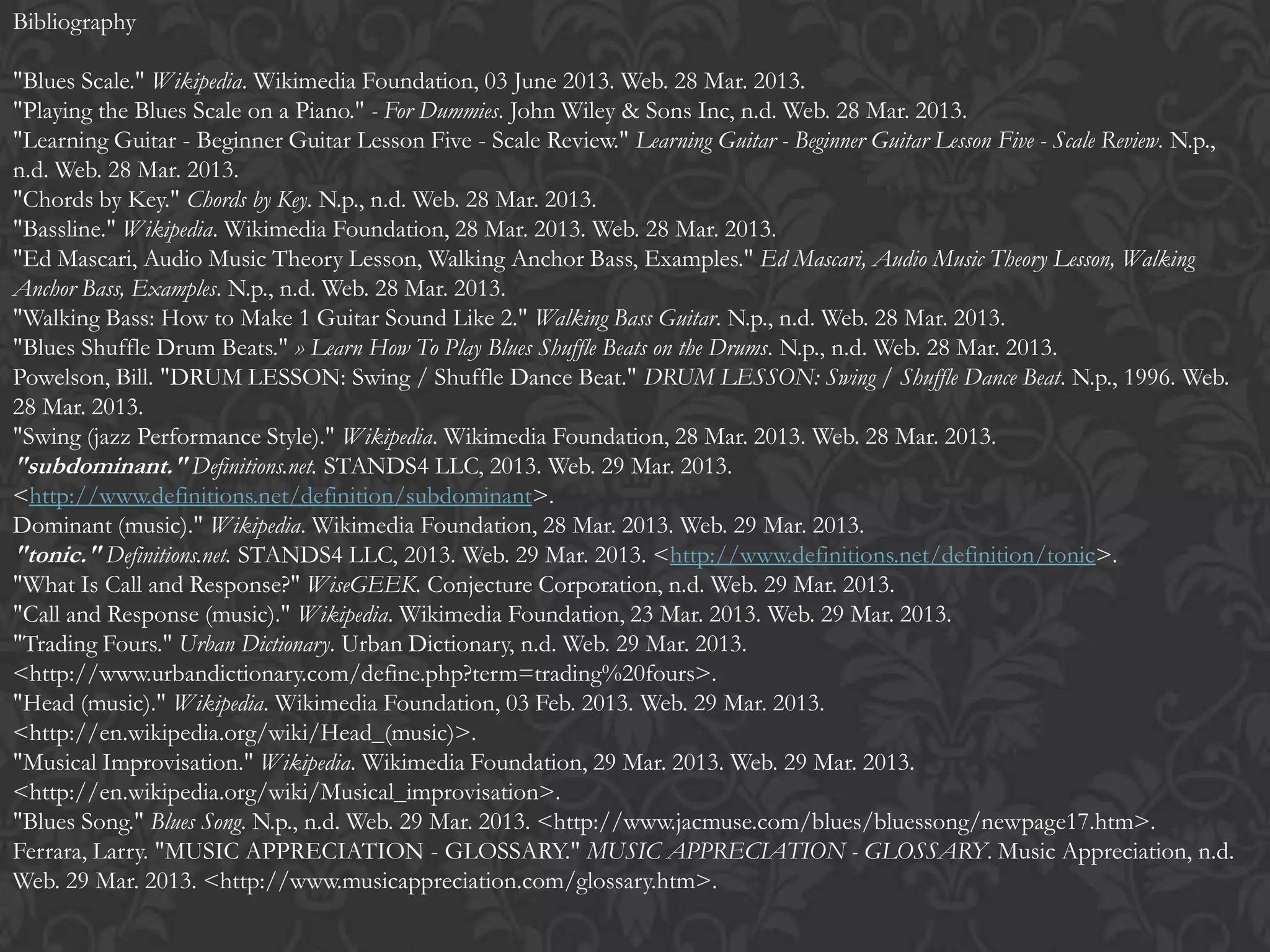 Blues Presentation | PPTX | Blues | Music