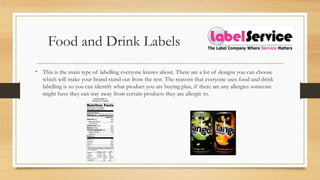 All about the different types of labels | PPTX