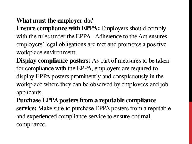 All About the Employee Polygraph Protection Act (EPPA)