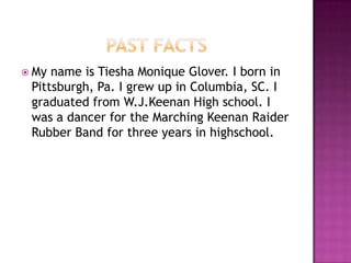 All About Tiesha | PPTX
