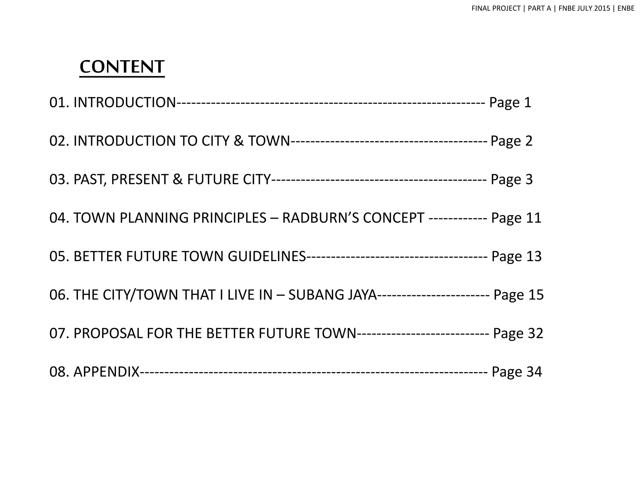 All about town city booklet | PPT