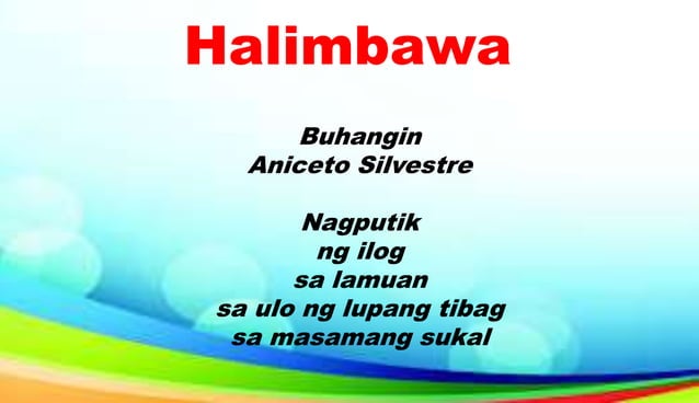 Ang Tula at ang mga Elemento Nito .ppt