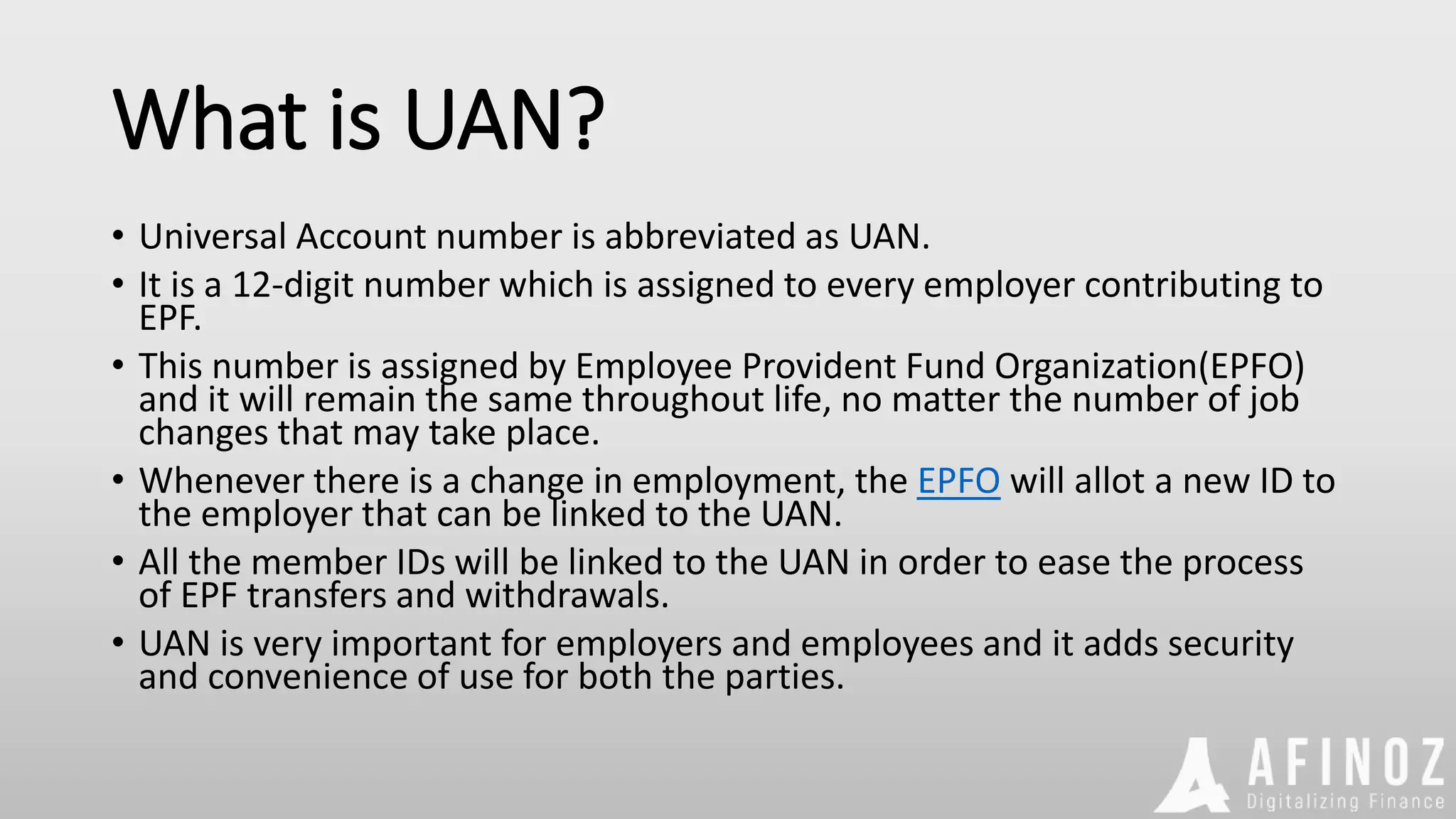 All about UAN | PPTX