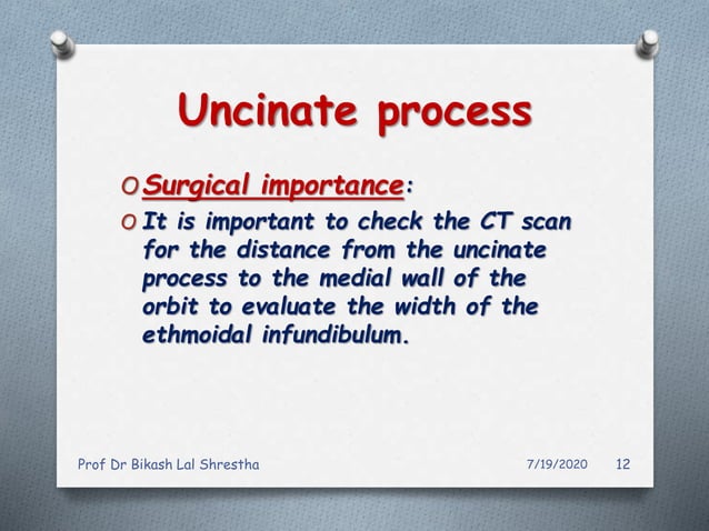 All about uncinate process of nose and paranasal sinuses | PPTX