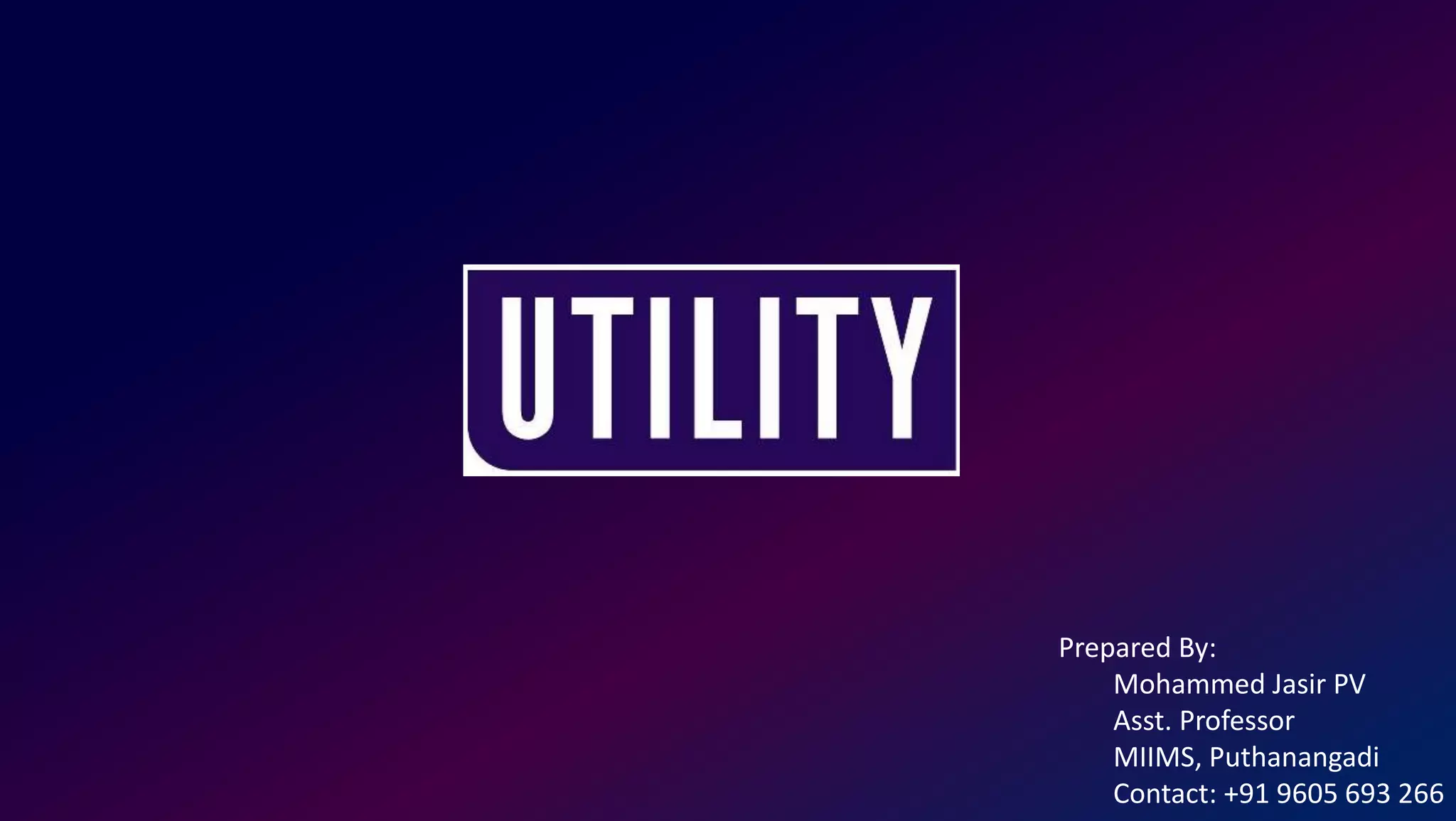 Utility - Concept and Types - Law of Diminishing Marginal Utility ...