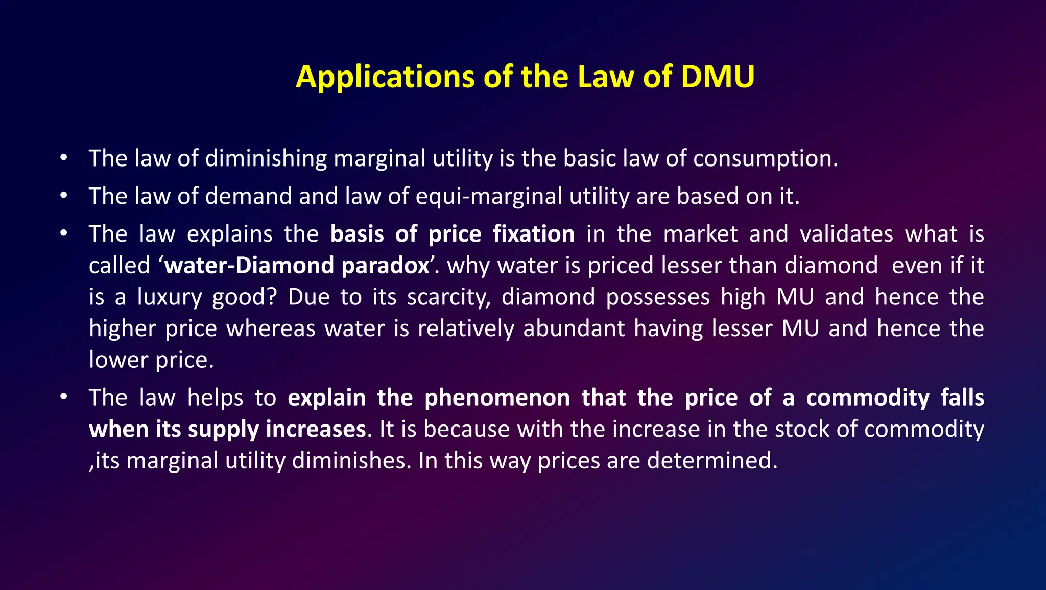 Utility - Concept and Types - Law of Diminishing Marginal Utility ...