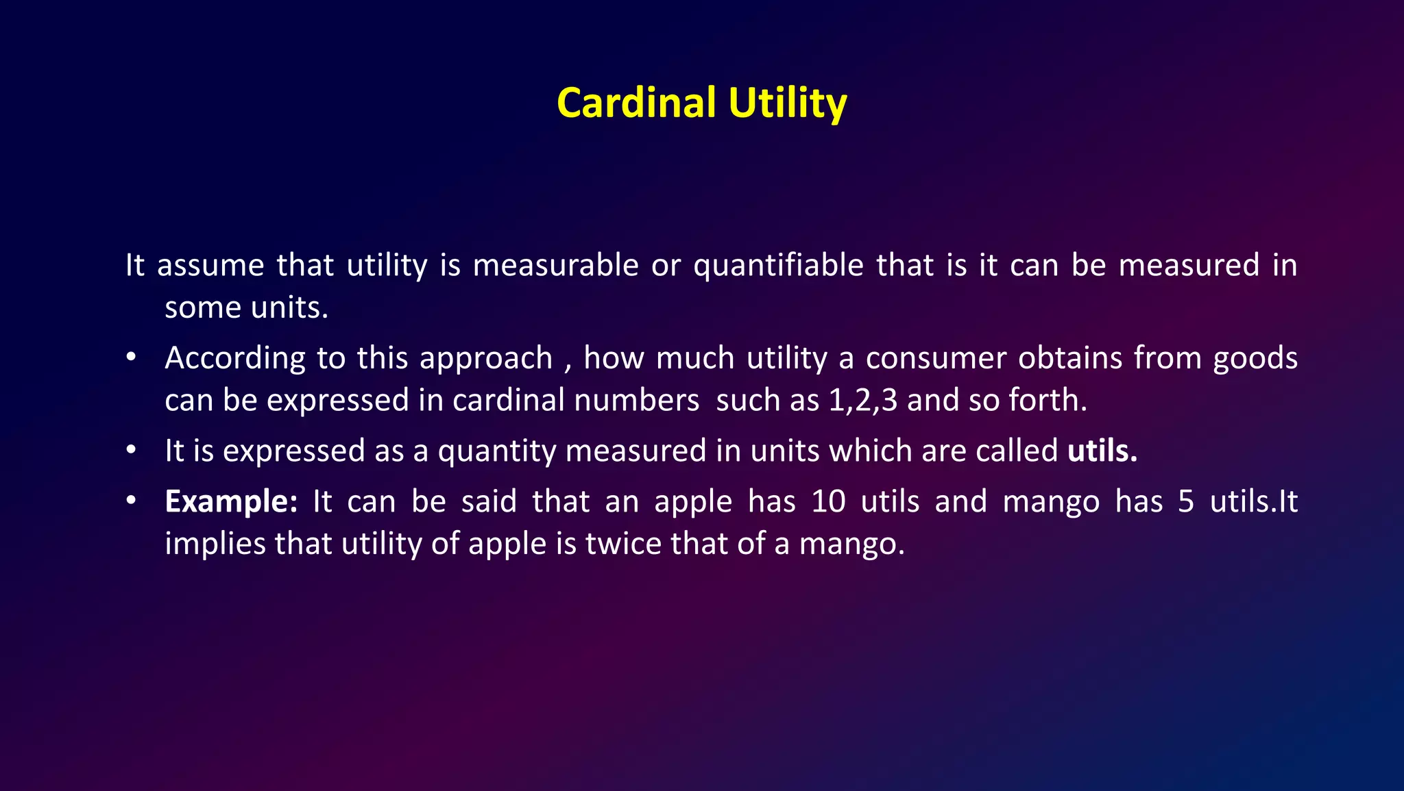 Utility - Concept and Types - Law of Diminishing Marginal Utility ...